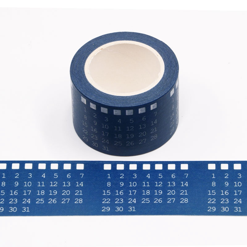 Monthly Calendar Washi Tape - CarefullyCrafted