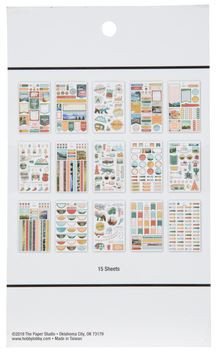 The Paper Studio - A5 Sticker Book - Wanderlust - CarefullyCrafted