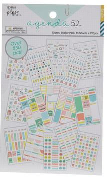 The Paper Studio - A5 Sticker Book - Chores - CarefullyCrafted