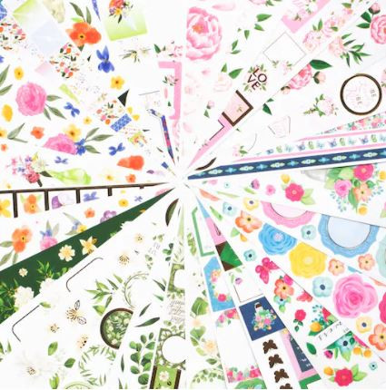 Recollections - Sticker Book - Floral - CarefullyCrafted