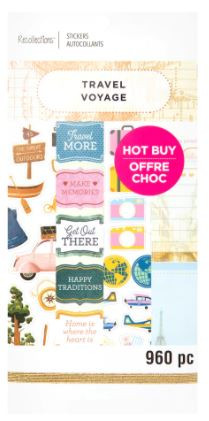 Recollections - Sticker Book - Travel Stickers - CarefullyCrafted