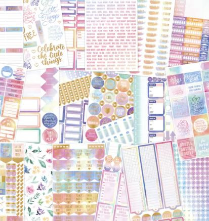 Recollections - Sticker Book - Watercolor - CarefullyCrafted