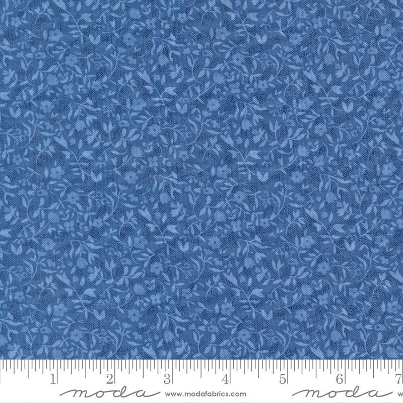 Moda Fabric - Blueprint - Camille Roskelley - Frolic Florals - Sea ...