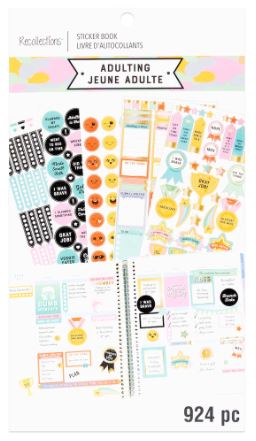 Recollections - Sticker Book - Adulting Stickers - CarefullyCrafted