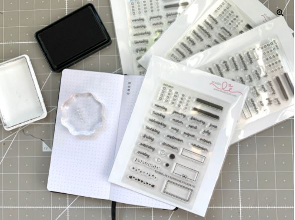 Studio l2e & Sunshine Sticker Co - Bullet Journal Planner Stamp Set ...