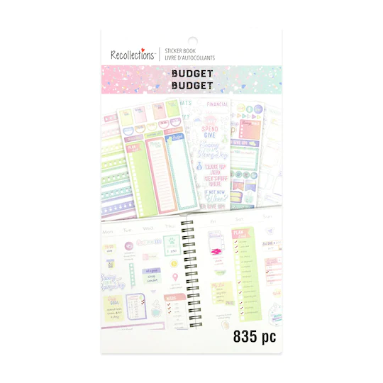 Recollections - Planner Sticker Book - Budget - CarefullyCrafted