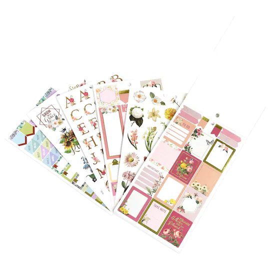 Recollections - Planner Sticker Book - Vintage Floral - CarefullyCrafted