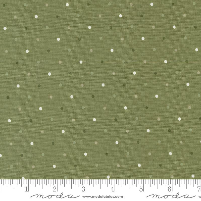 Moda Fabric - Magic Dot - Lella Boutique - Blender Dots - Fern #5230 19 ...