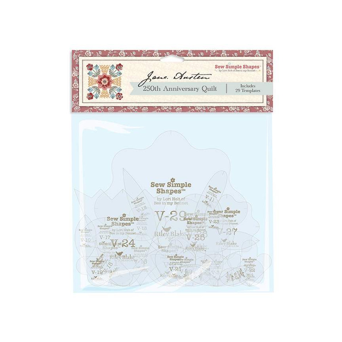 Riley Blake Designs - Sew Simple Shapes - Jane Austen 250th Anniversary ...