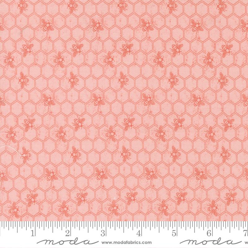 Moda Fabric - Wild Honey - Lella Boutique - Honeycomb Novelty Bees ...