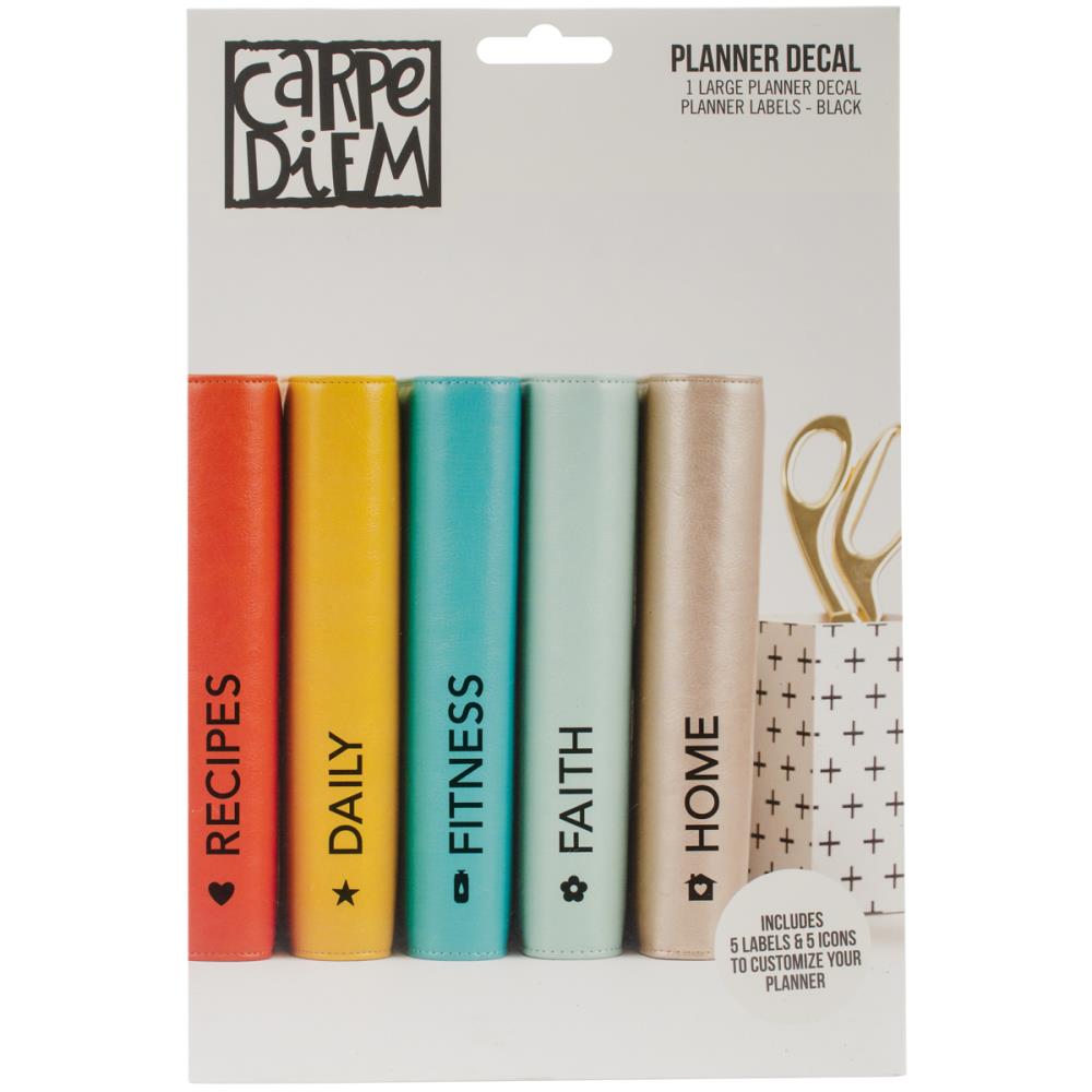 Carpe Diem - Planner Decals - Labels and Icons - Large - CarefullyCrafted