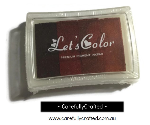 Stamp Ink Pad - Brown Shades #IP-6 - CarefullyCrafted
