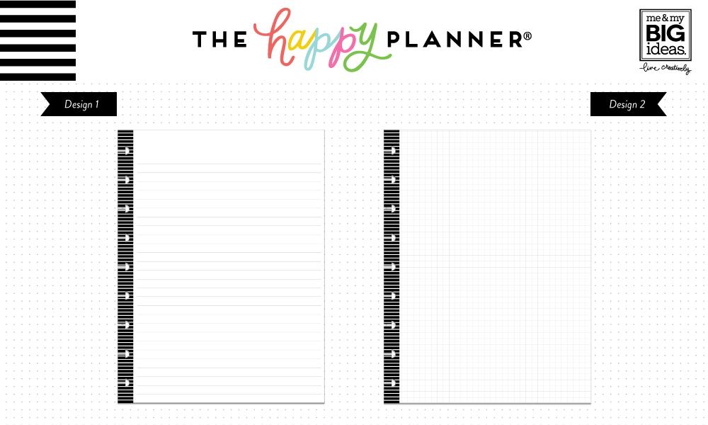 The Happy Planner - Me and My Big Ideas - Classic Refill Note Paper ...
