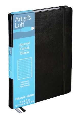 Artist's Loft - Black Dot Journal - CarefullyCrafted