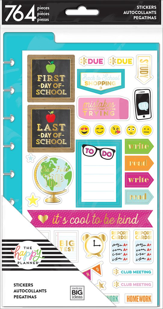Me and My Big Ideas - The Happy Planner - Student - Dashboard Stickers ...