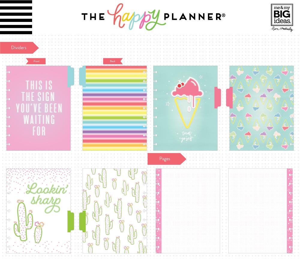 The Happy Planner - Me and My Big Ideas - Happy Notes - Neon Lights ...