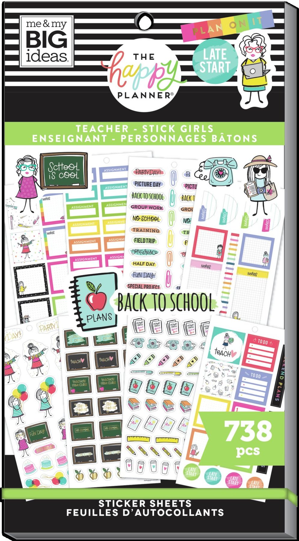 The Happy Planner - Me and My Big Ideas - Value Pack Stickers - Teacher ...