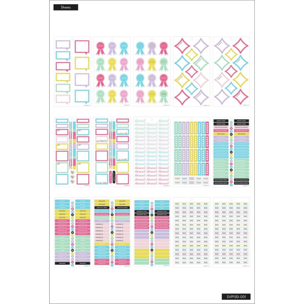 The Happy Planner - Me and My Big Ideas - Value Pack Stickers - Teacher ...