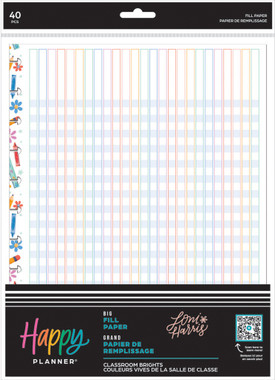 The Happy Planner - Me and My Big Ideas - Big Refill Note Paper - Full ...