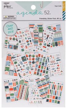 The Paper Studio - A5 Sticker Book - Friendship - CarefullyCrafted