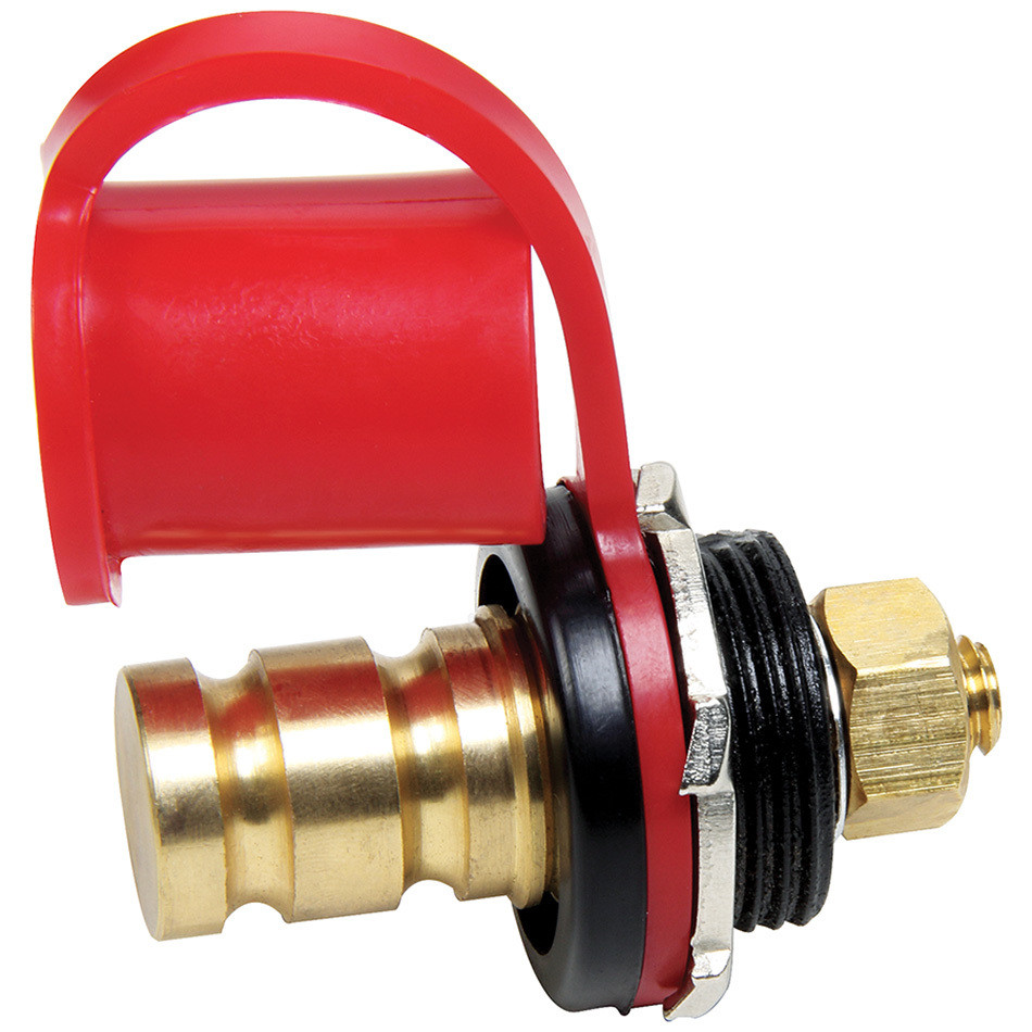 Remote Battery Terminal Brass/Red | Allstar Performance