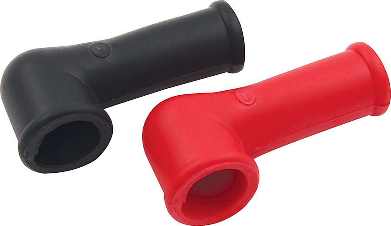 Battery Cable Boots Black / Red - Pair | Allstar Performance