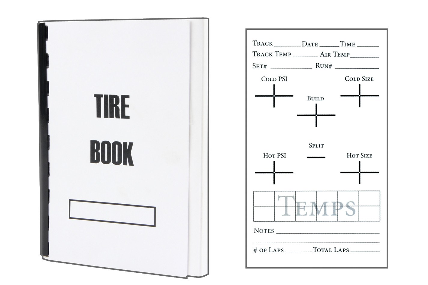 Asphalt Tire Setup Chart 50 Sheet | Allstar Performance