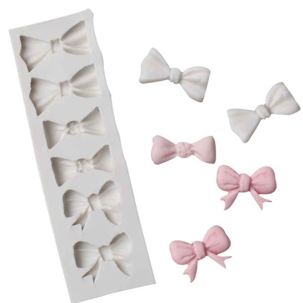 Bow Silicone Mold- PM403 - Christines Molds