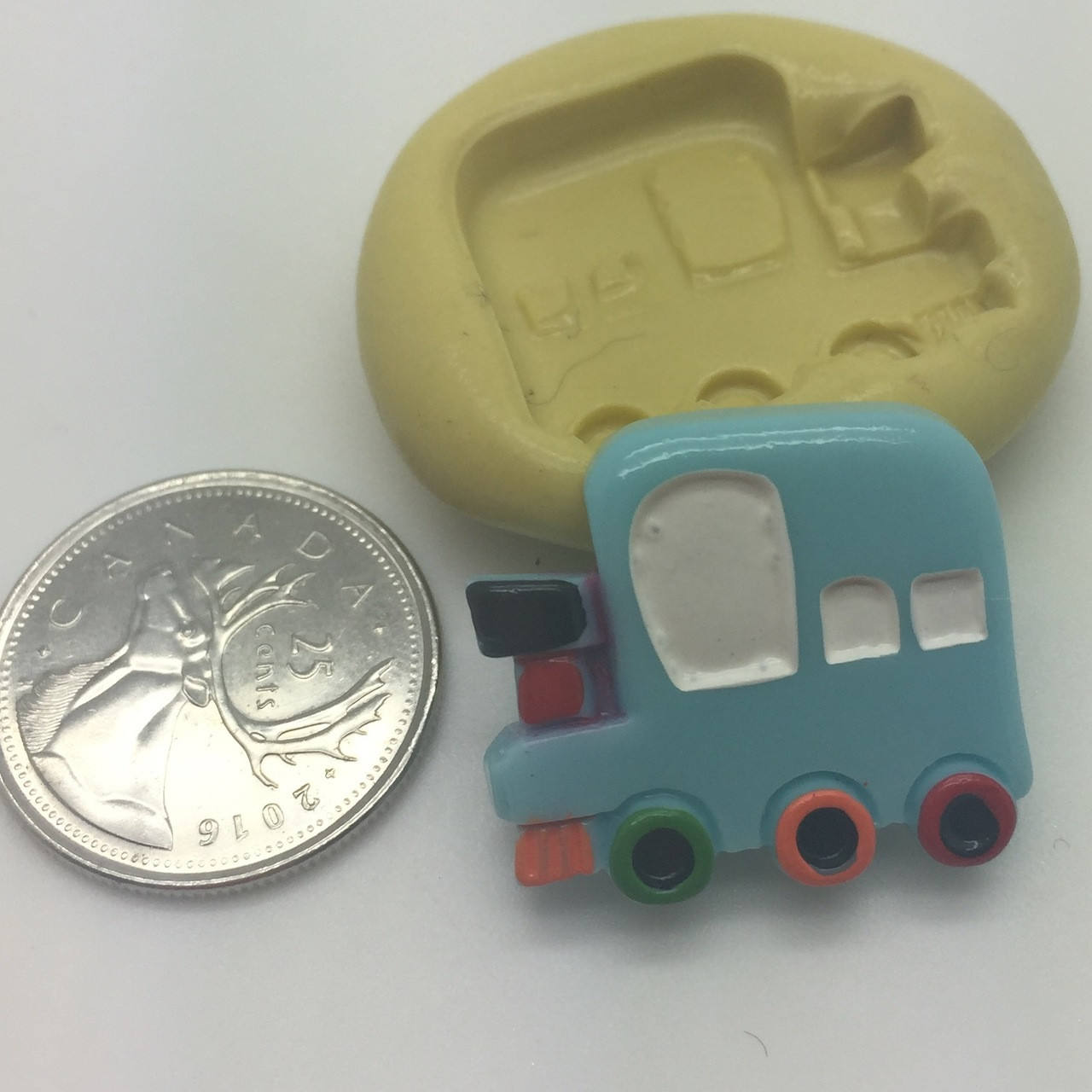 Train small Silicone Mold - Christines Molds