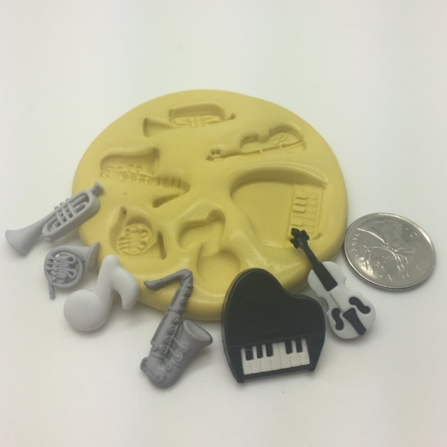 Music Note Mold PM462 - Christines Molds