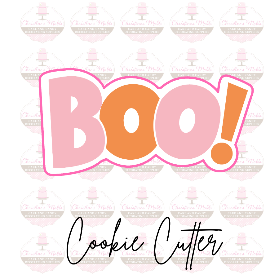 Boo! Halloween Cookie Cutter - Christines Molds