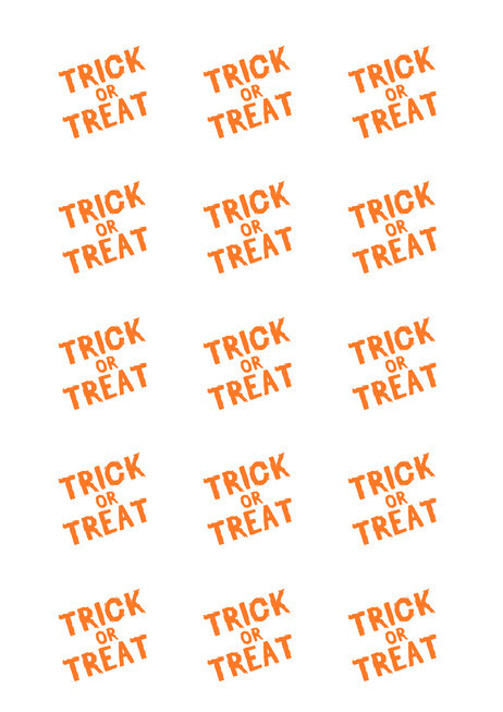 Trick or treat edible image - em907 - Christines Molds
