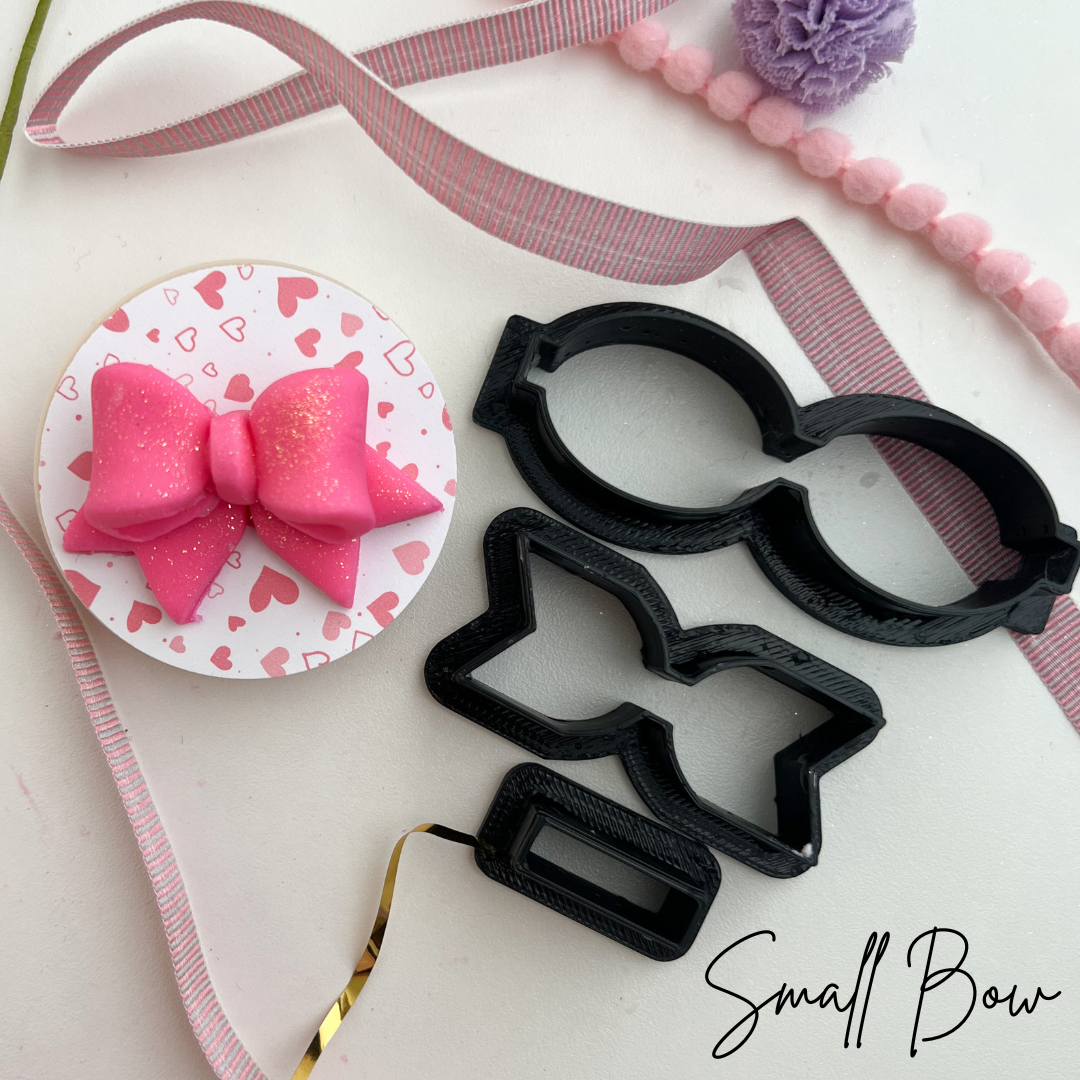 Bow cutter Set small med and large STL FILE - Christines Molds