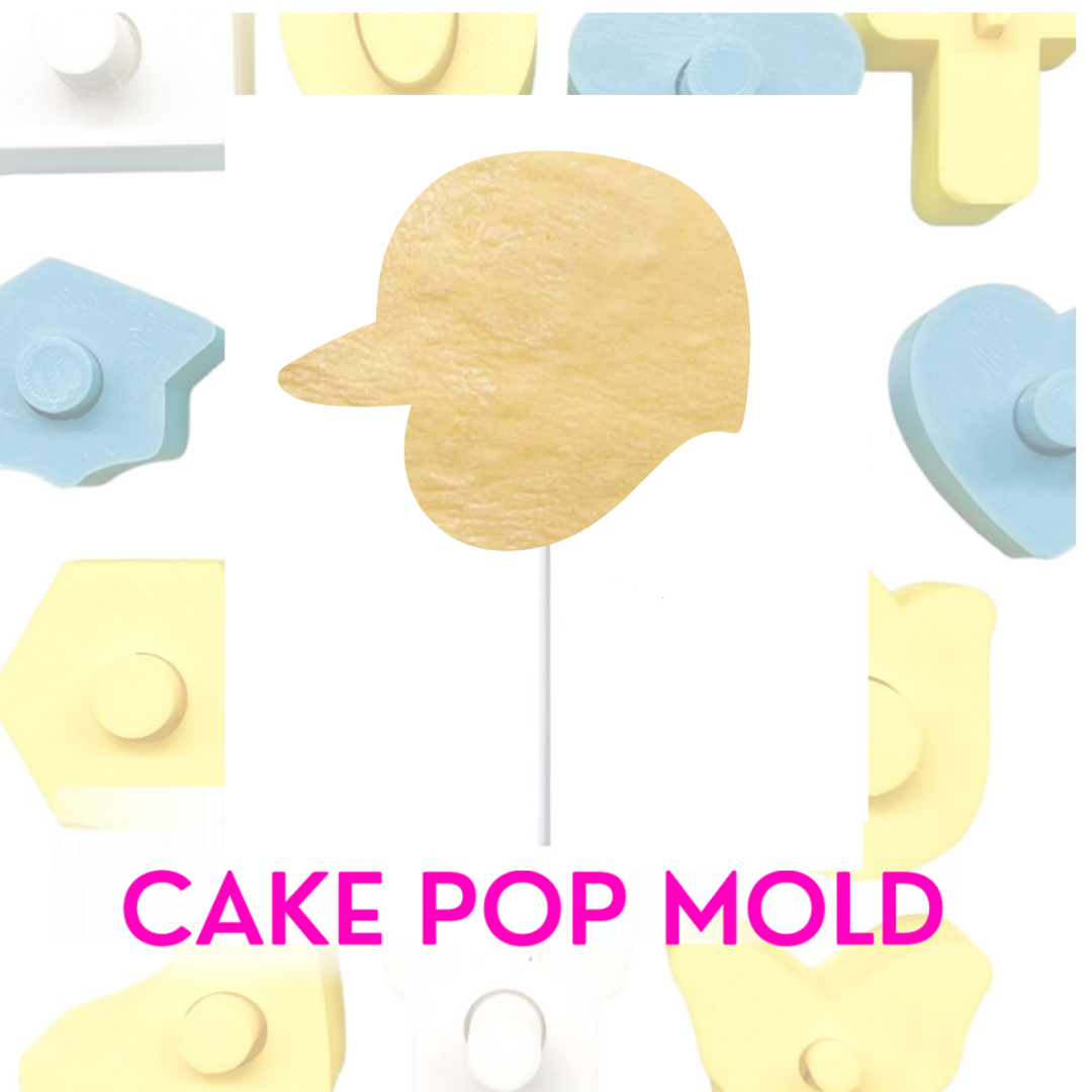 Baseball Helmet Cake Pop Mold - Christines Molds