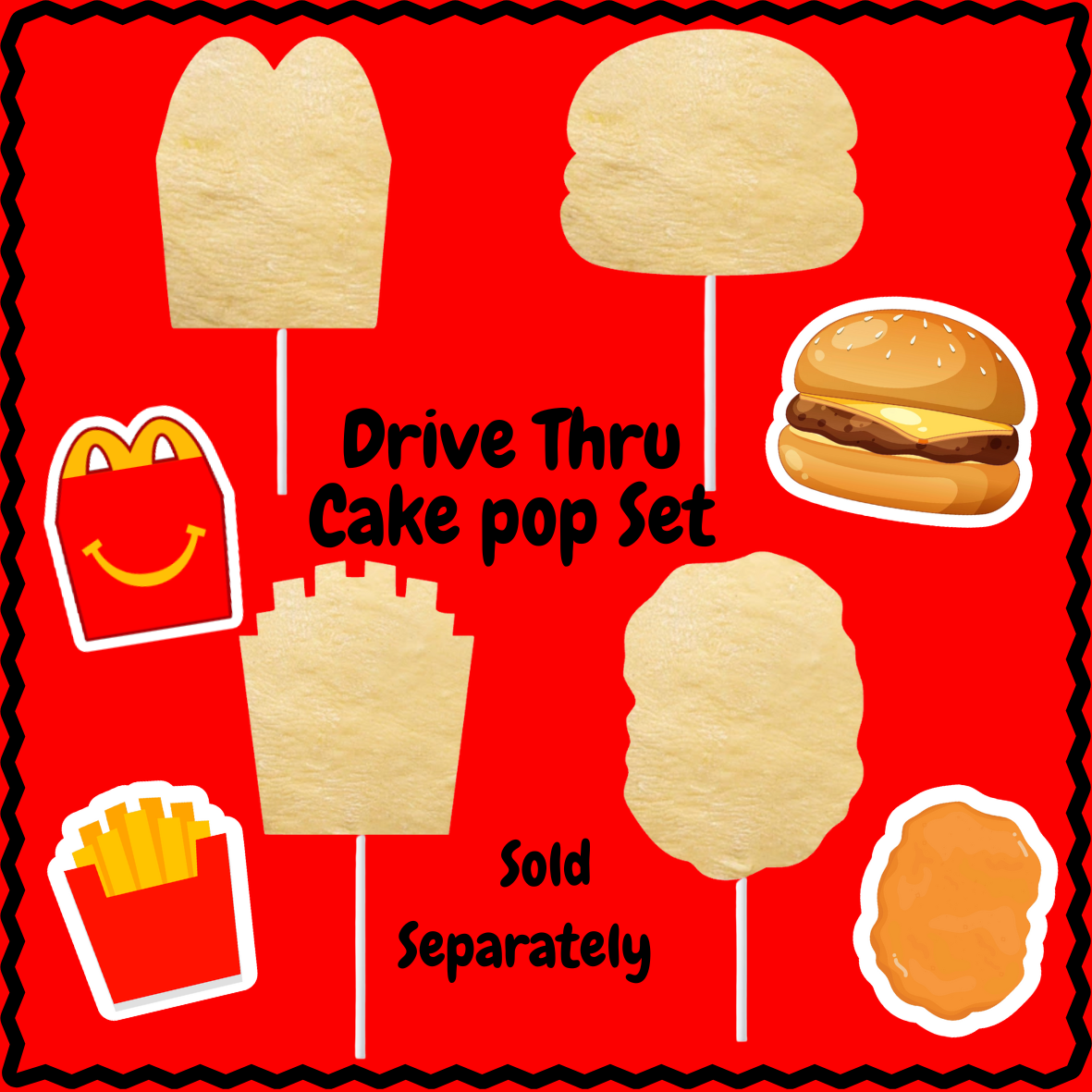 Chicken Nugget Cake Pop Mold - Christines Molds