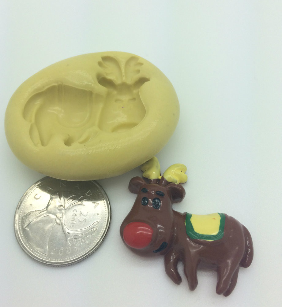 Reindeer Silicone Mold - Christines Molds