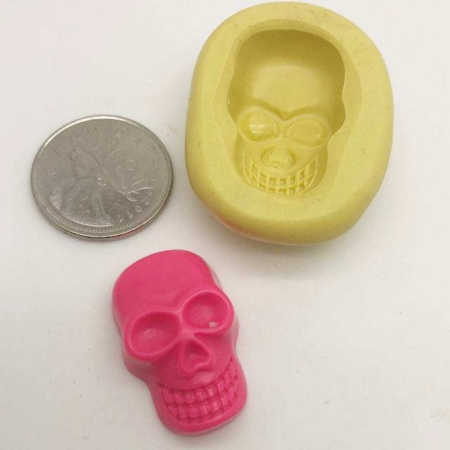 Face Skull Scary Silicone Mold - Christines Molds