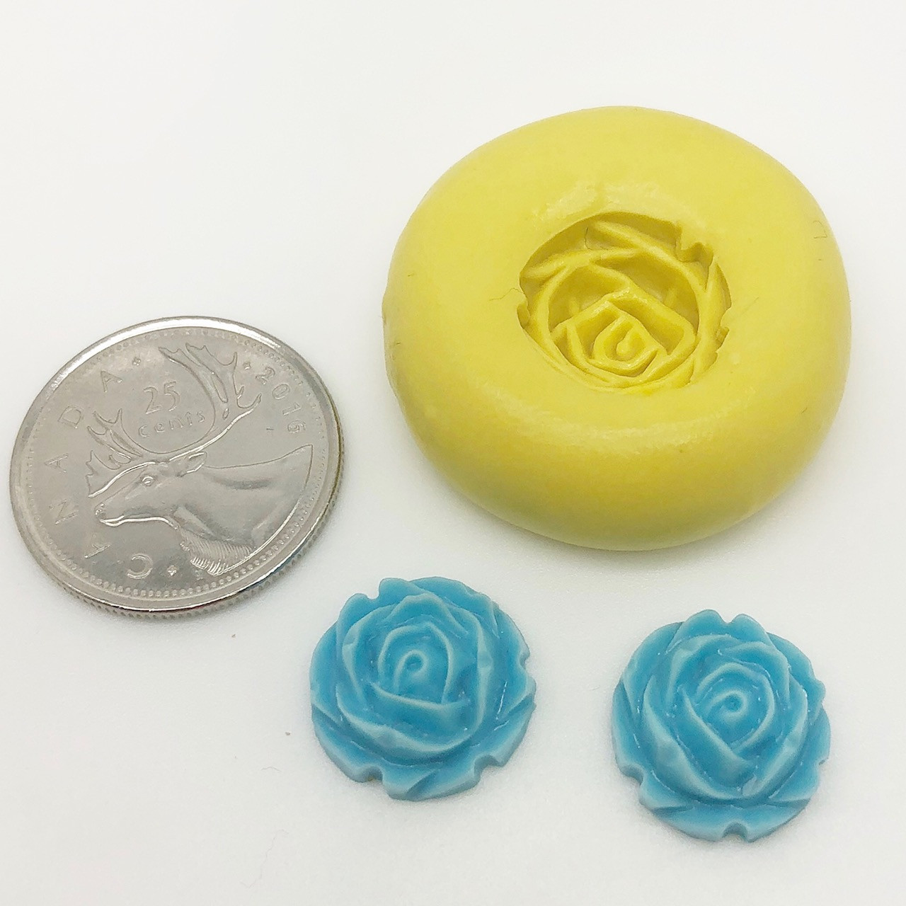 Mini Rose Flower Mold Silicone - Christines Molds