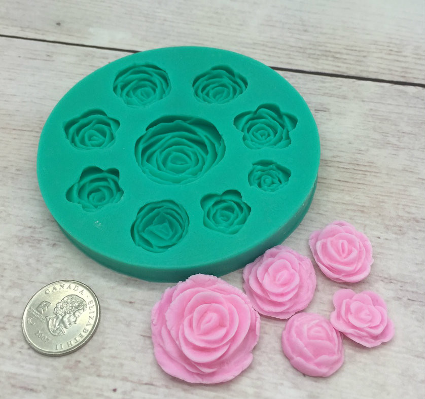 Flower Rose Mold -PM329 - Christines Molds