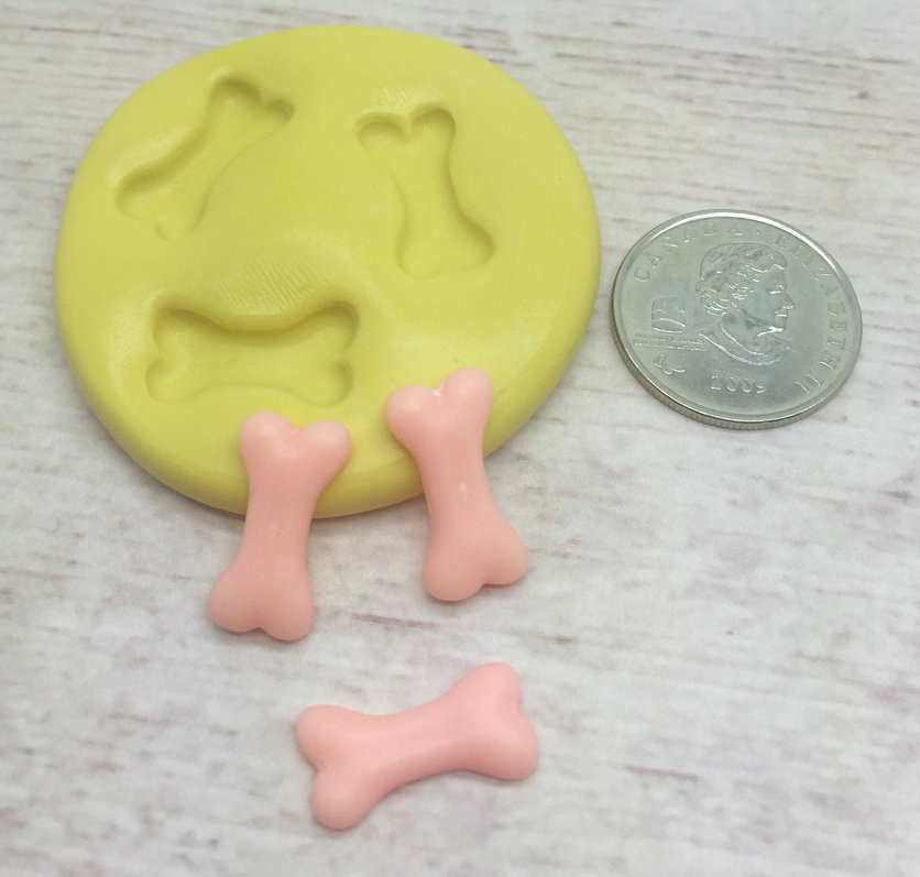 Dog Bone Small Set Silicone mold - Christines Molds