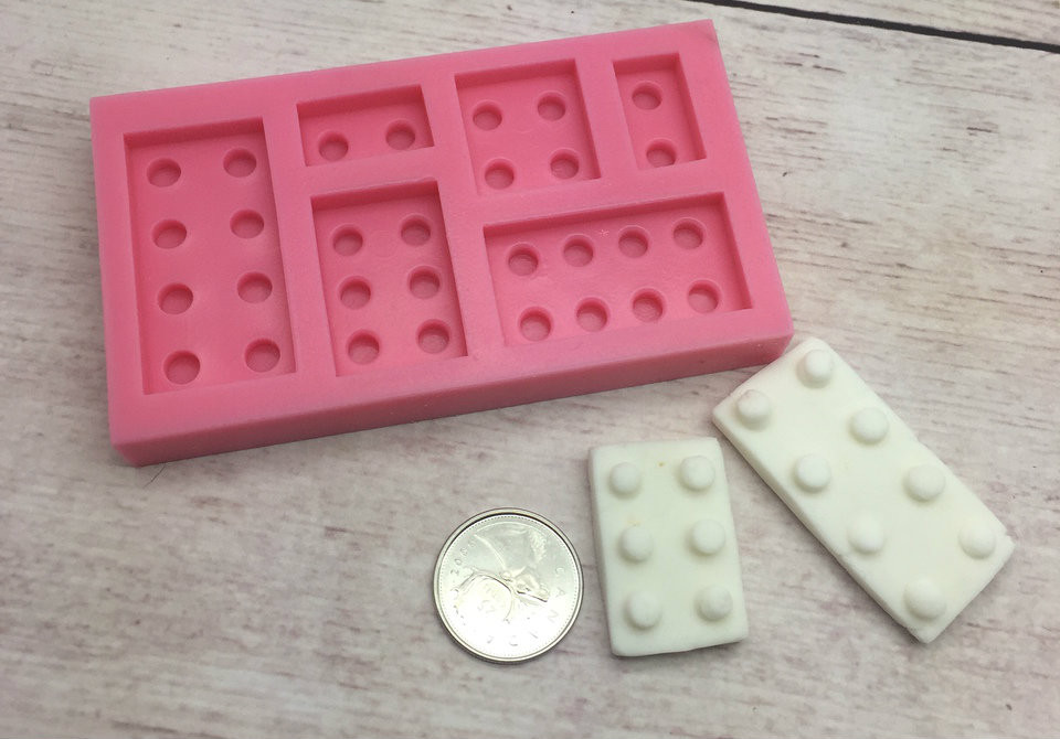 Lego 6pc Silicone Mold- PM247 - Christines Molds