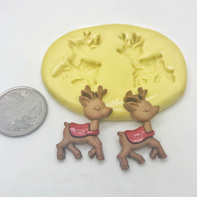 Reindeer #1 Mold Set silicone - Christines Molds