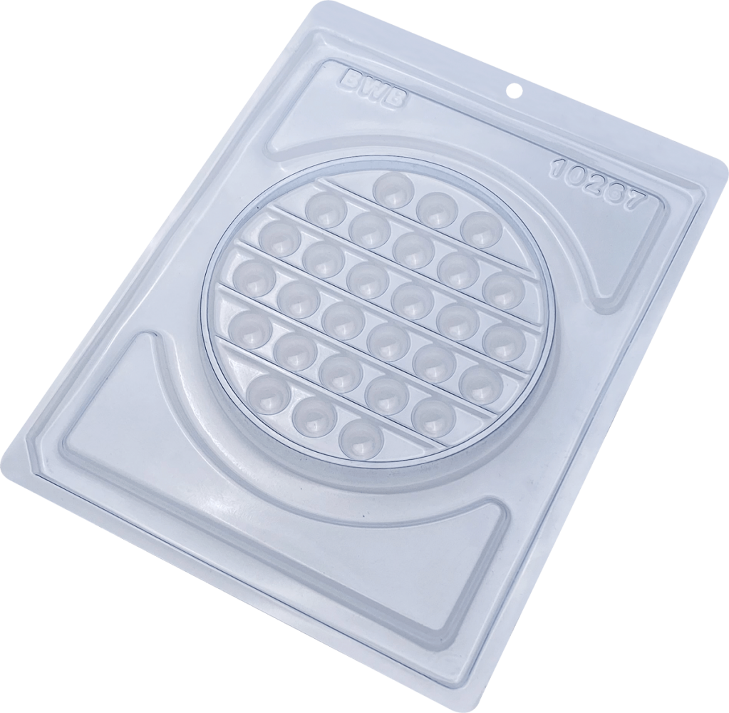 Round Pop It - 1 Part Mold - Christines Molds