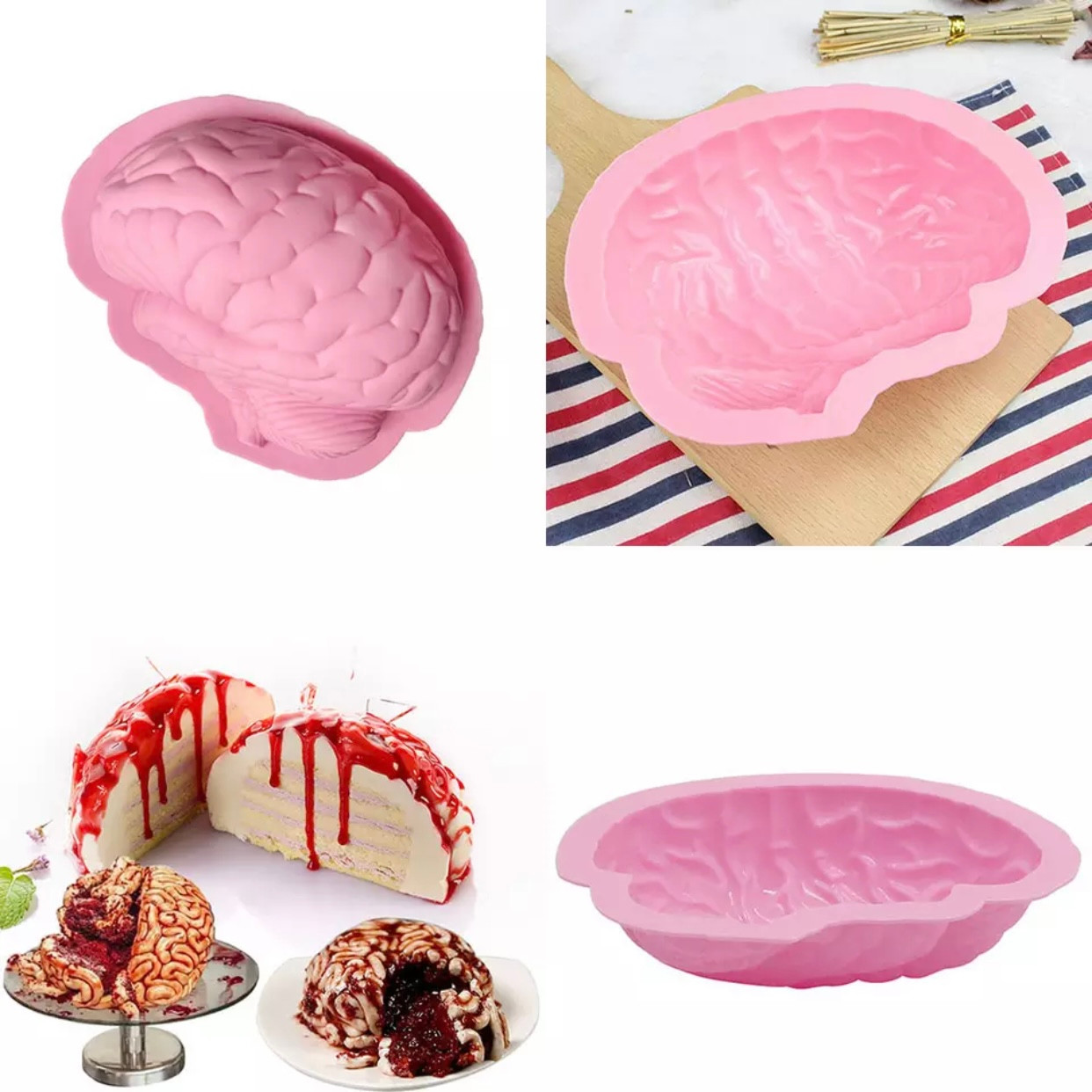 Brain silicone Mold - Christines Molds