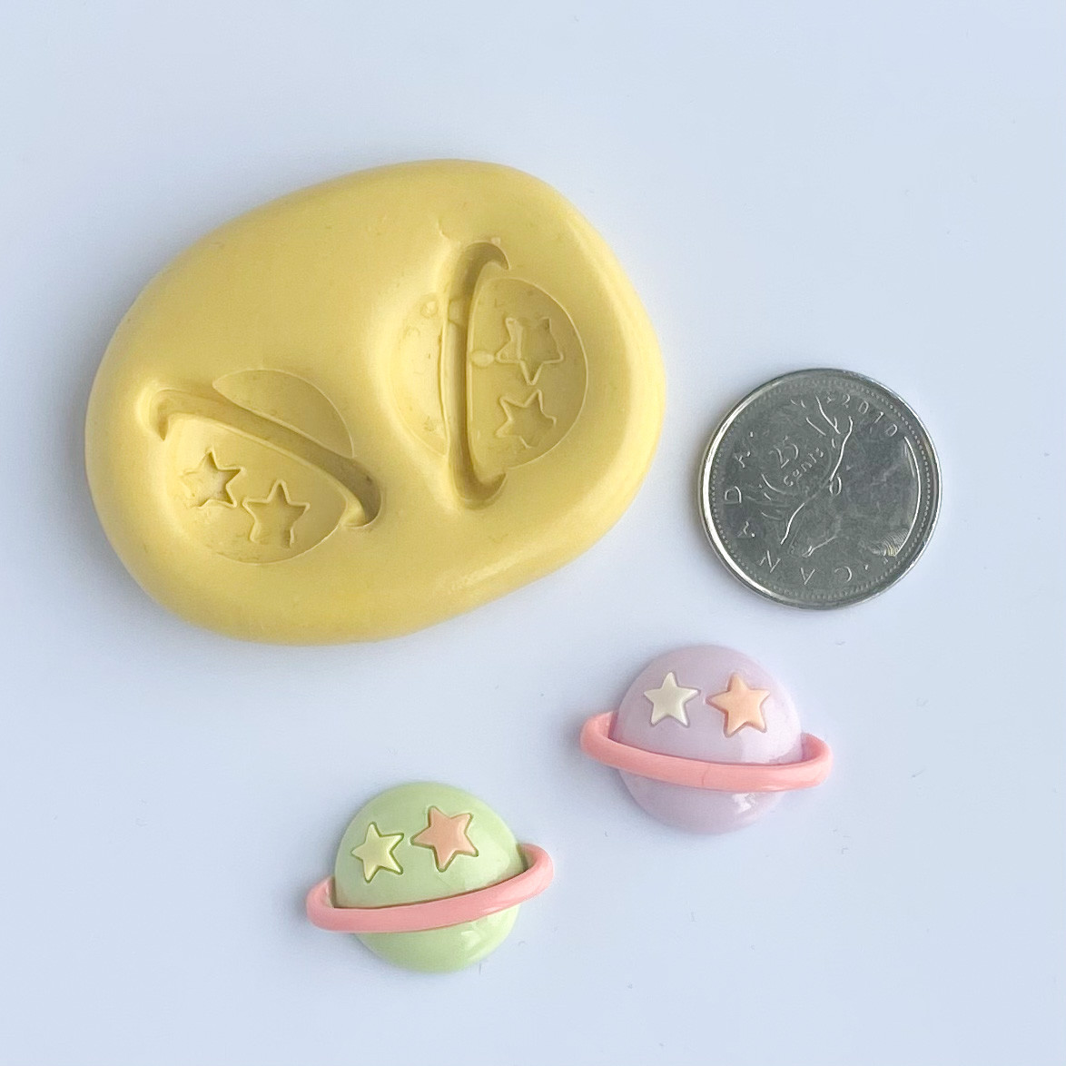 Planet space mini Silicone mold - Christines Molds