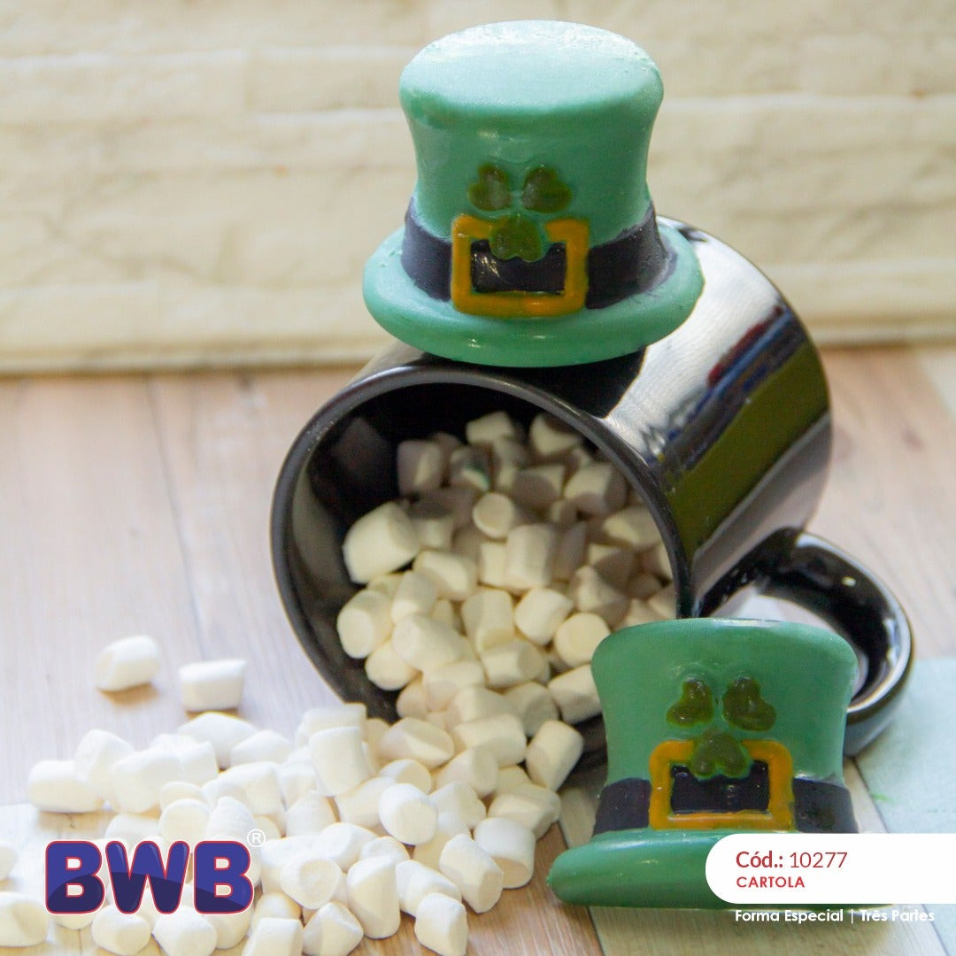 Top Hat - 3 part Mold - Christines Molds