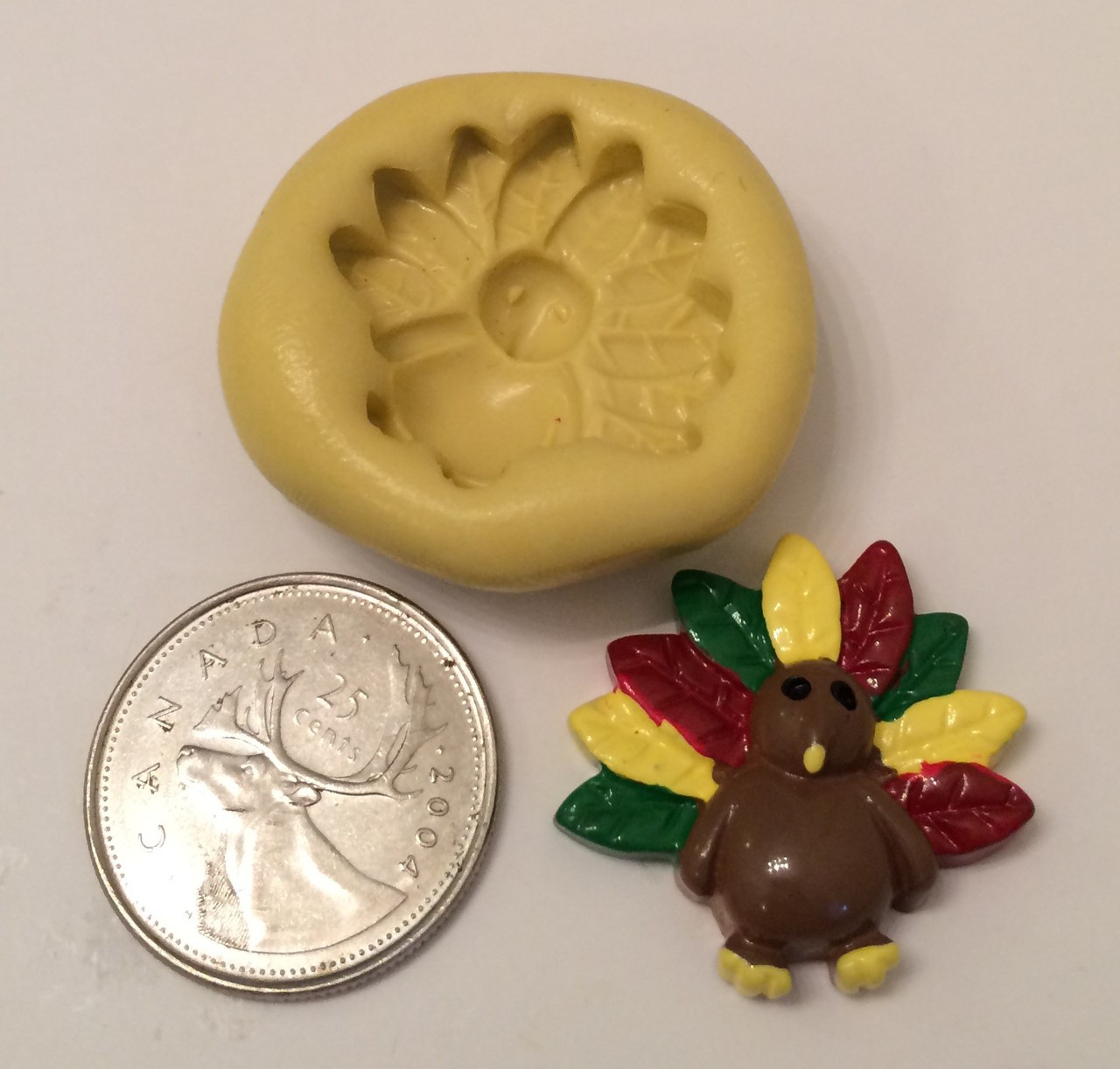 Turkey Thanksgiving Animal Silicone Mold - Christines Molds
