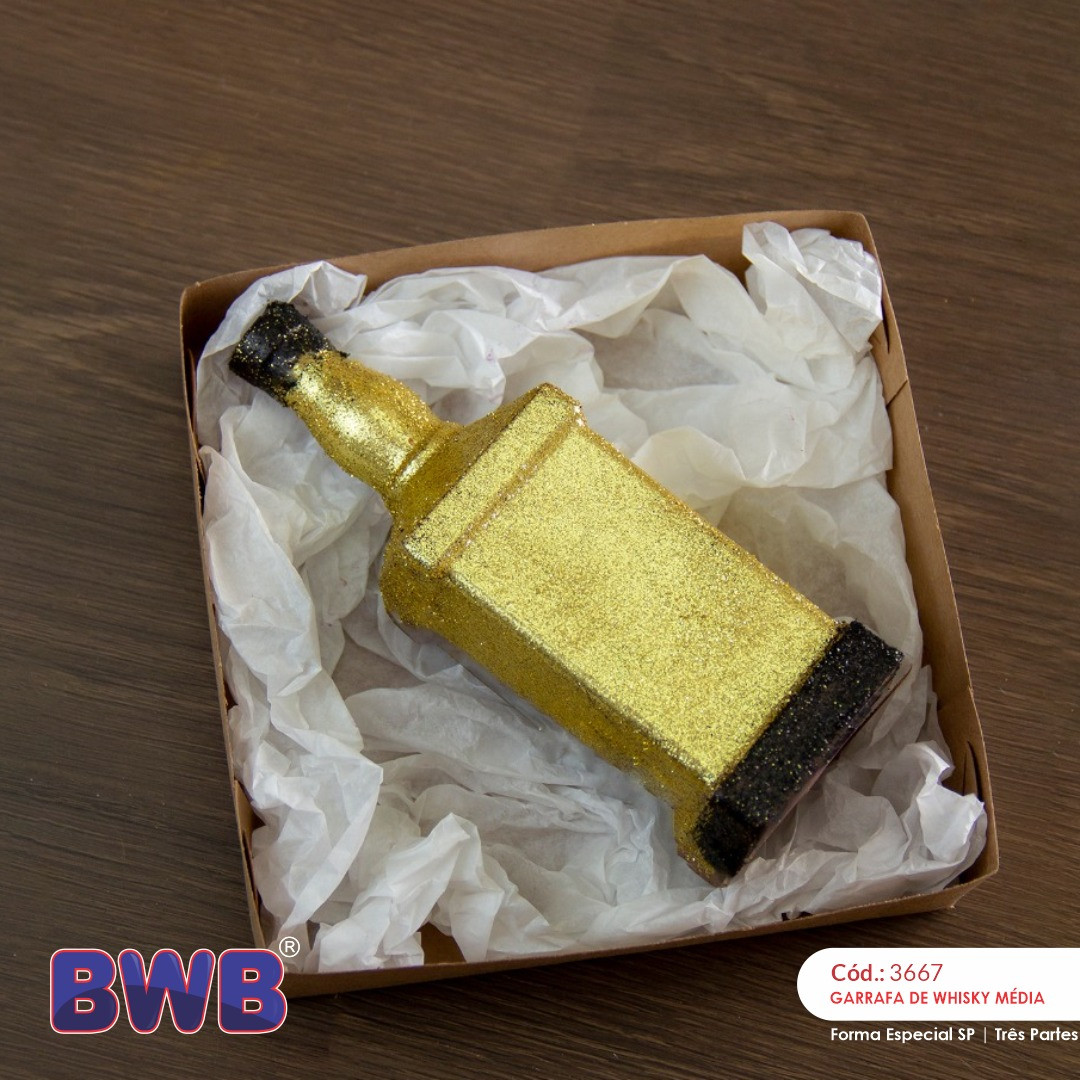 Whiskey Bottle - 3 part mold - Christines Molds