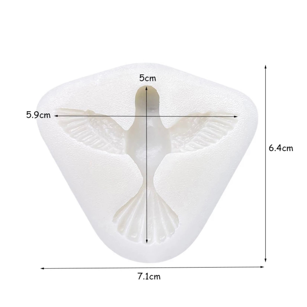 Flying Bird silicone Mold PM734 - Christines Molds