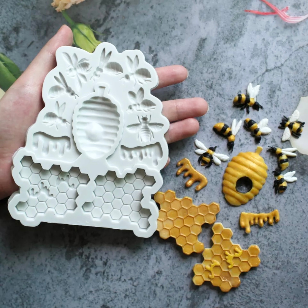 Bee Mixed Mold PM795 - Christines Molds